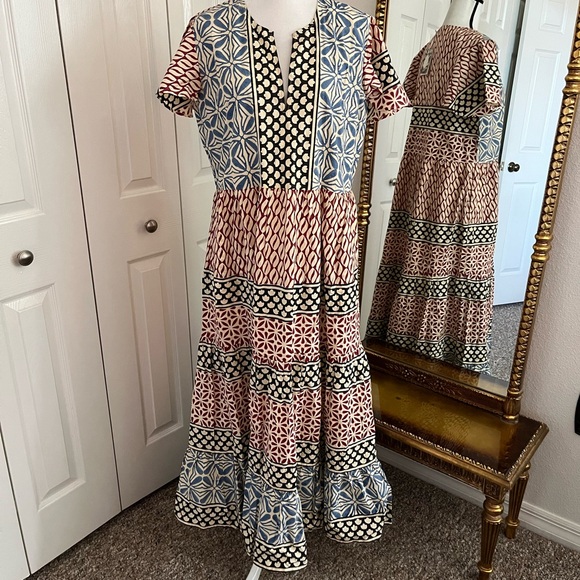 Oliphant | Dresses | Oliphant Nwt Vneck Maxi Dress Called Sultan Black ...